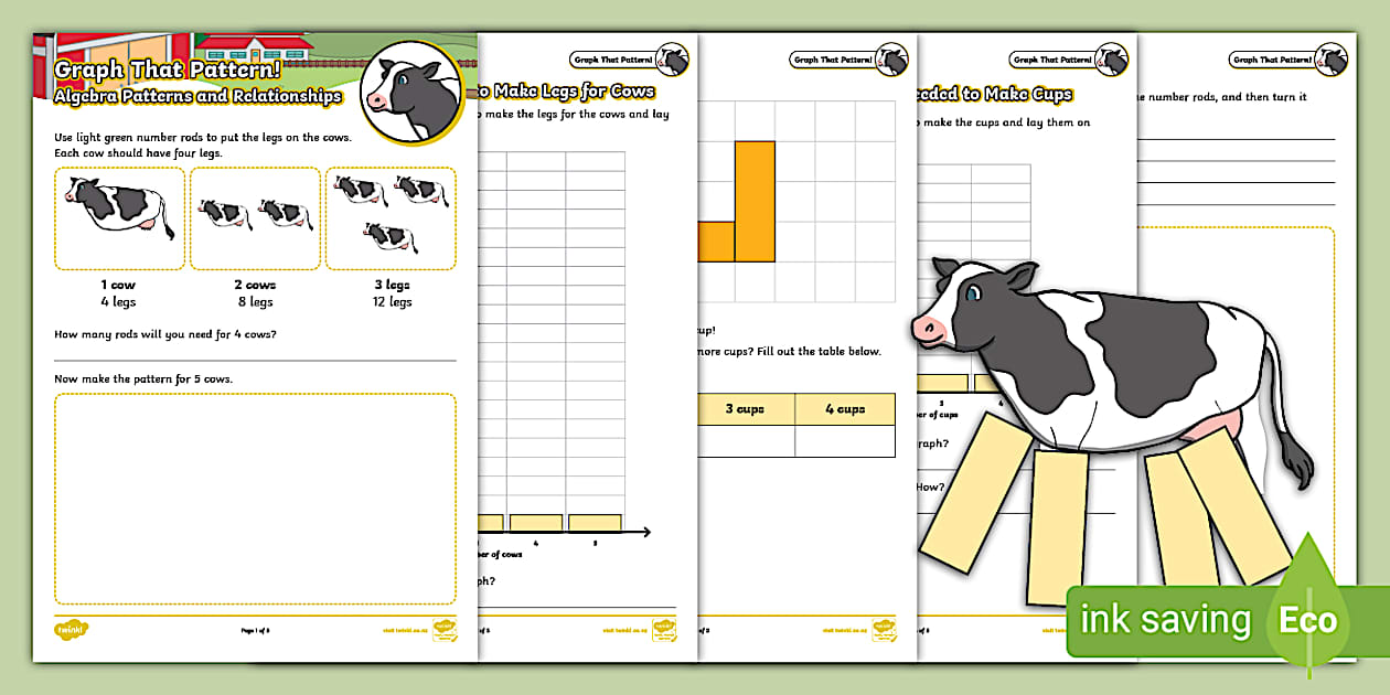 Year 3-4 Graph That Pattern! Activity (Teacher-Made)