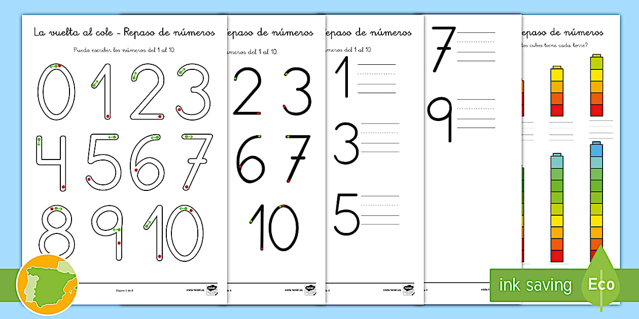 Cuadernillo: Repaso de números