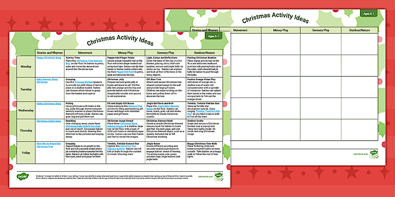 EYFS Baby Room Planning: Christmas | Twinkl - Twinkl