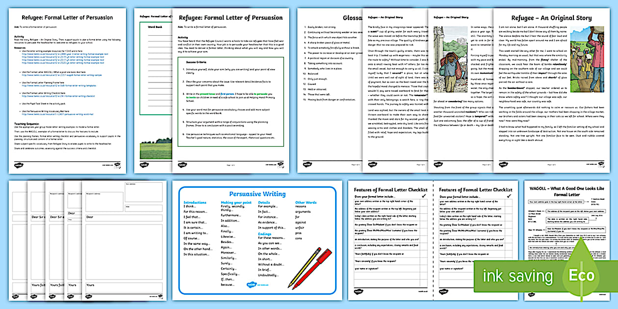 Persuasive Letter Writing Activity Pack KS2 Primary Resources