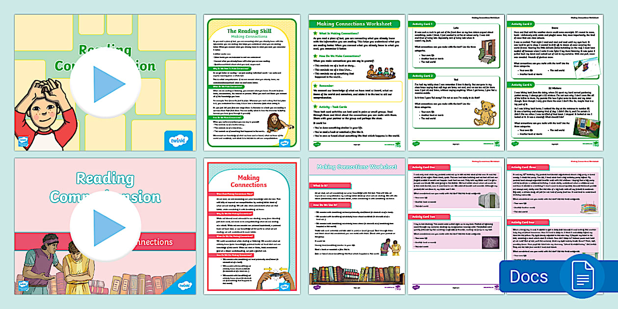 Reading Comprehension Skills Ultimate Pack: Making Connections (Year 3-6)