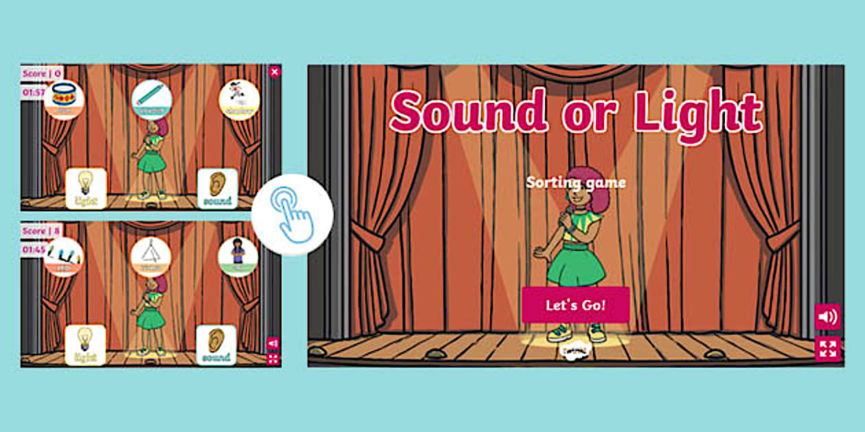 Light or Sound Sorting Game (teacher made) - Twinkl