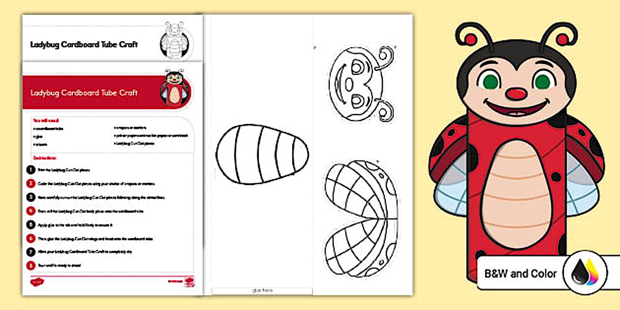Ladybug Toilet Paper Roll Craft | Resource | Twinkl - Twinkl