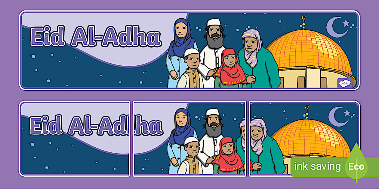 Eid Al-Adha Banner | Primary Resources (teacher made)