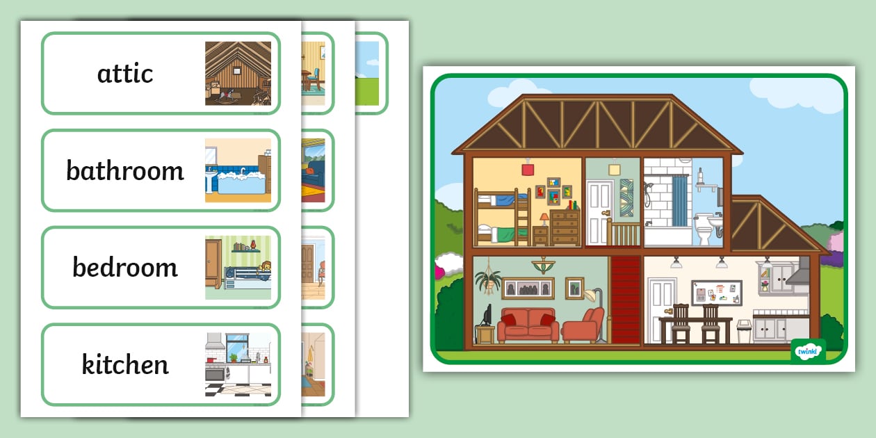 Label a House Resource Pack | Twinkl (teacher made) - Twinkl