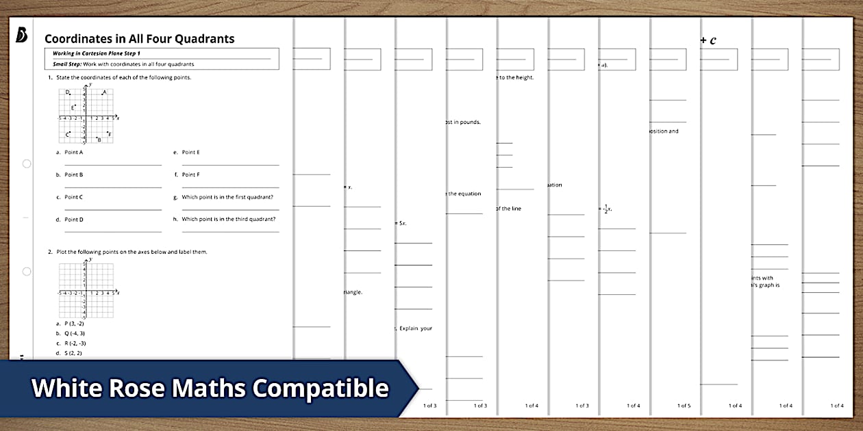 👉 Working in the Cartesian Plane - Teaching Bundle