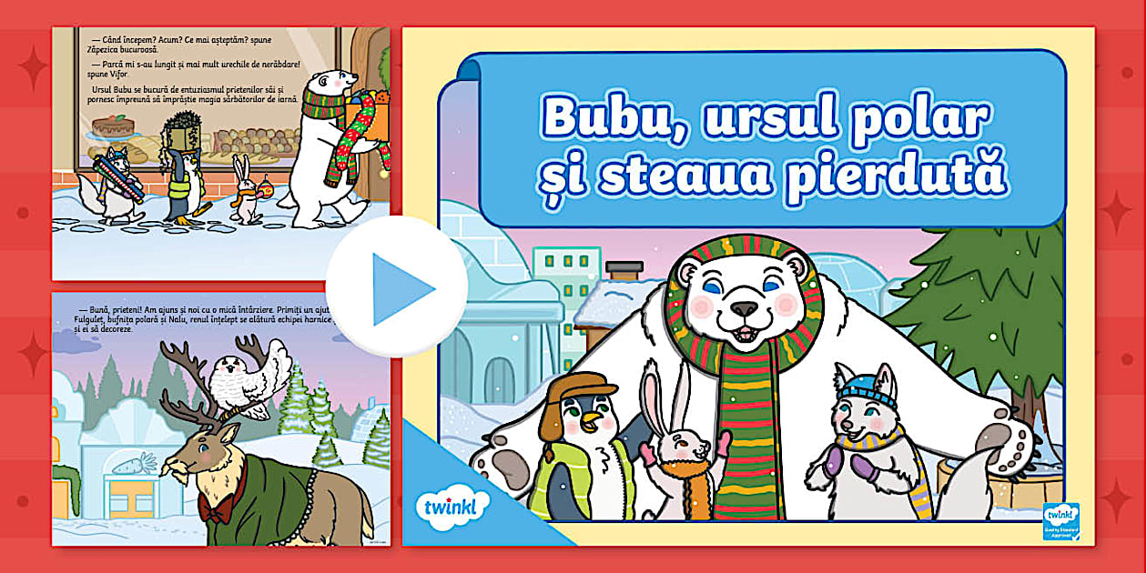 Bubu, ursul polar și steaua pierdută – Poveste de Crăciun