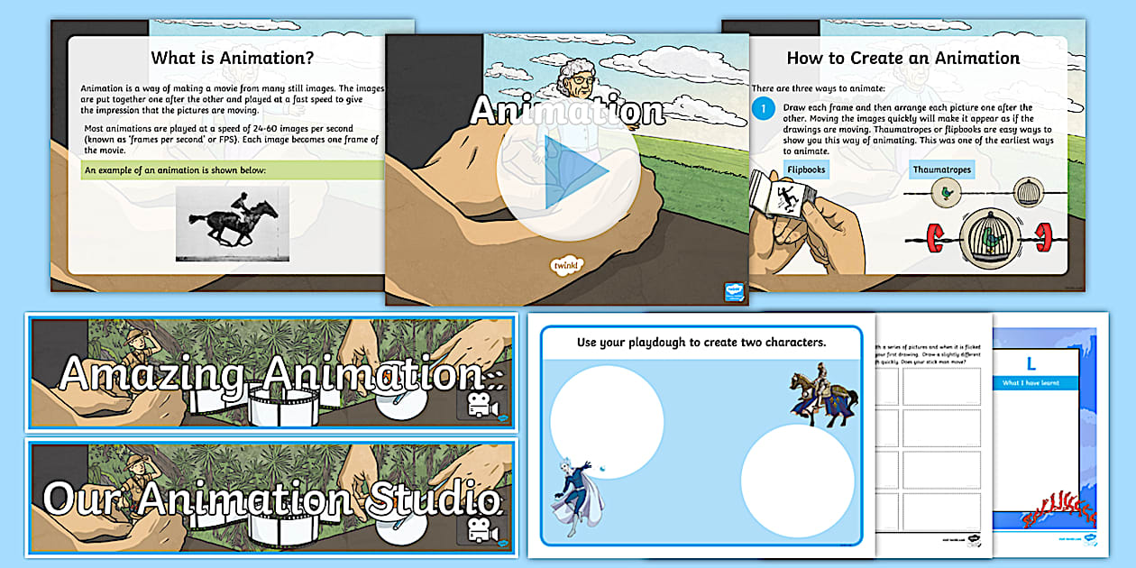 Animation Resource Pack (teacher made) - Twinkl