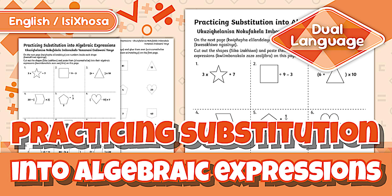 Grade 7 Maths - Term 4 - Practicing Substitution into Algebraic Expressions