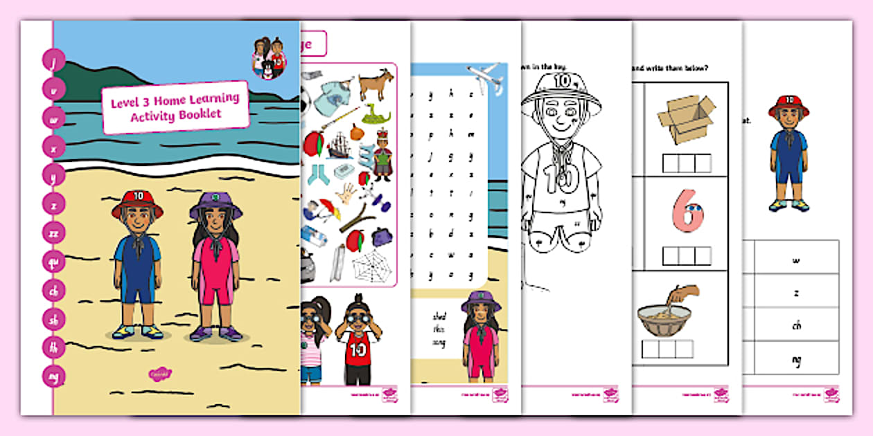 NZ Phonics: Level 3: Phonics Home Learning Activities