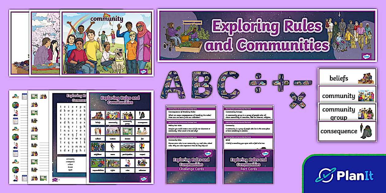 Yr 3 Exploring Rules and Communities Additional Resources