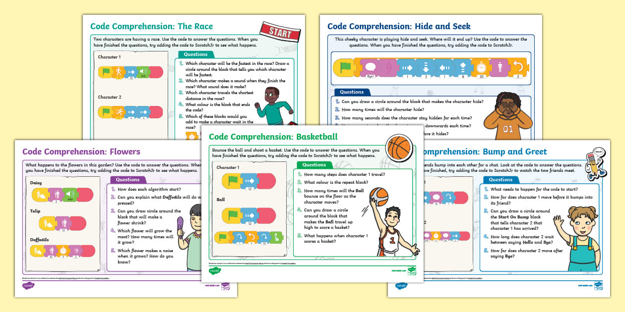 KS1 Code Comprehension with ScratchJr 1 (Teacher-Made)