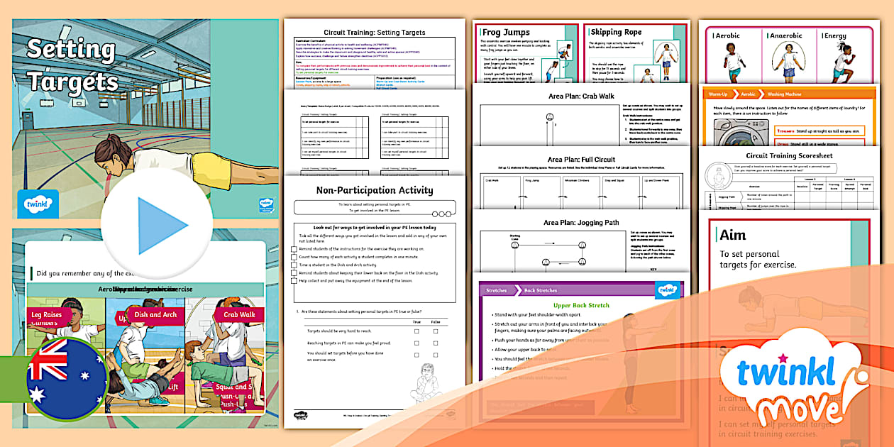 Move PE Year 4 Circuit Training: Lesson 5: Setting Targets