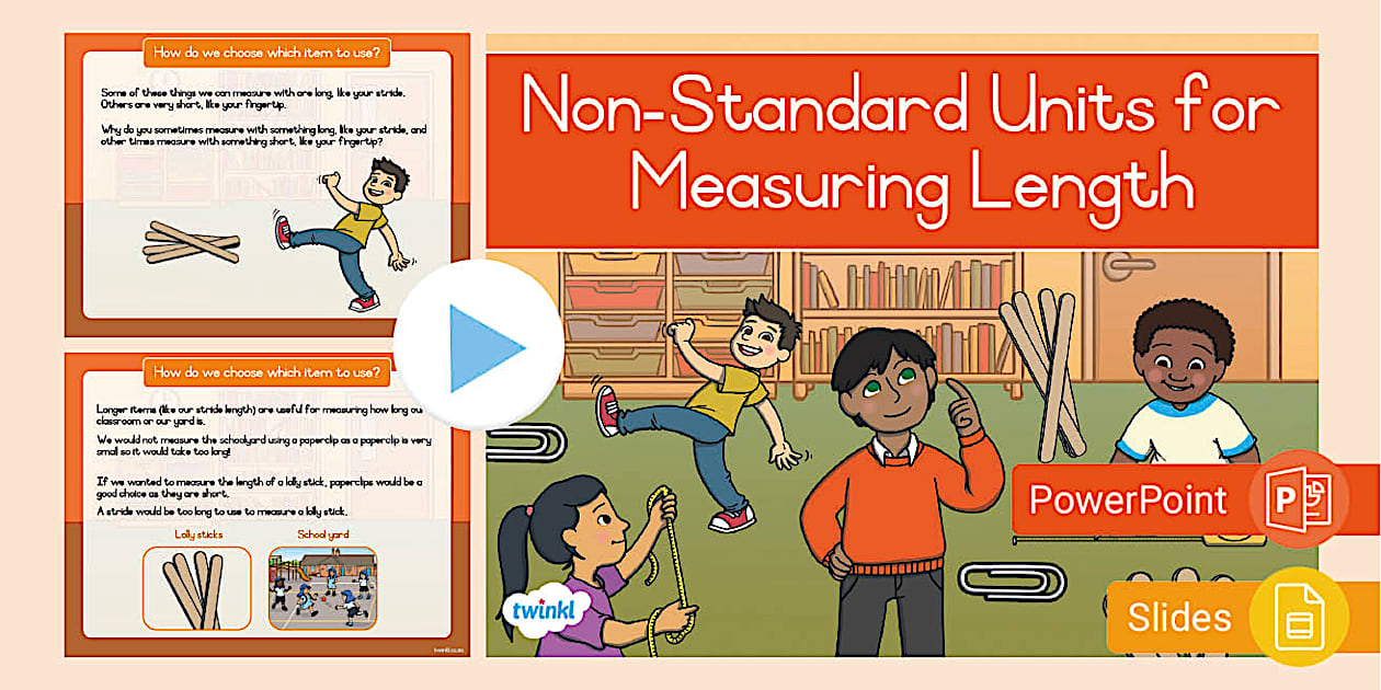 Grade 1 Mathematics: Non-Standard Units for Measuring Length PowerPoint