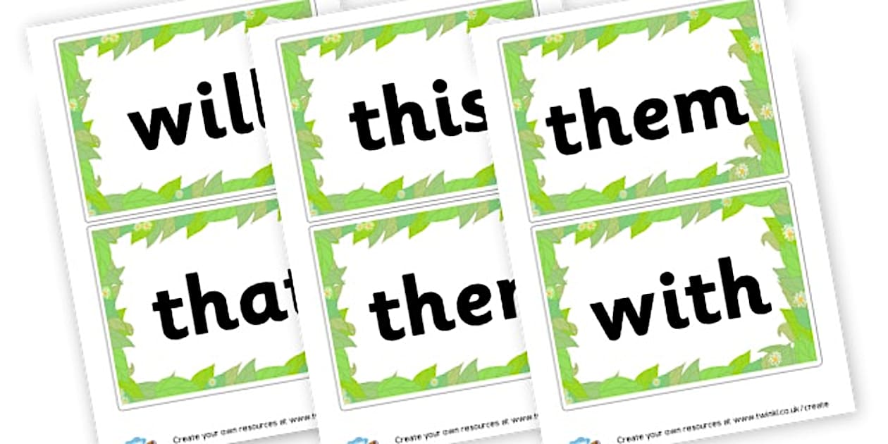 Phase 3 Word Cards (teacher made) - Twinkl