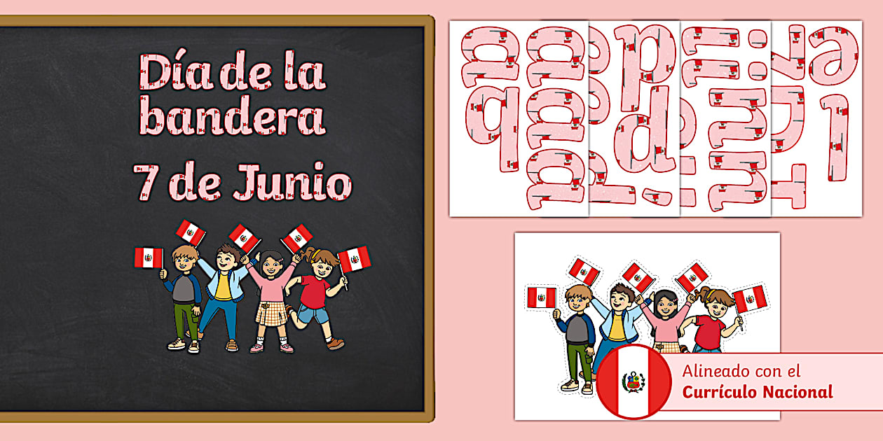 Mural del Día de la Bandera del Perú | Twinkl - Twinkl