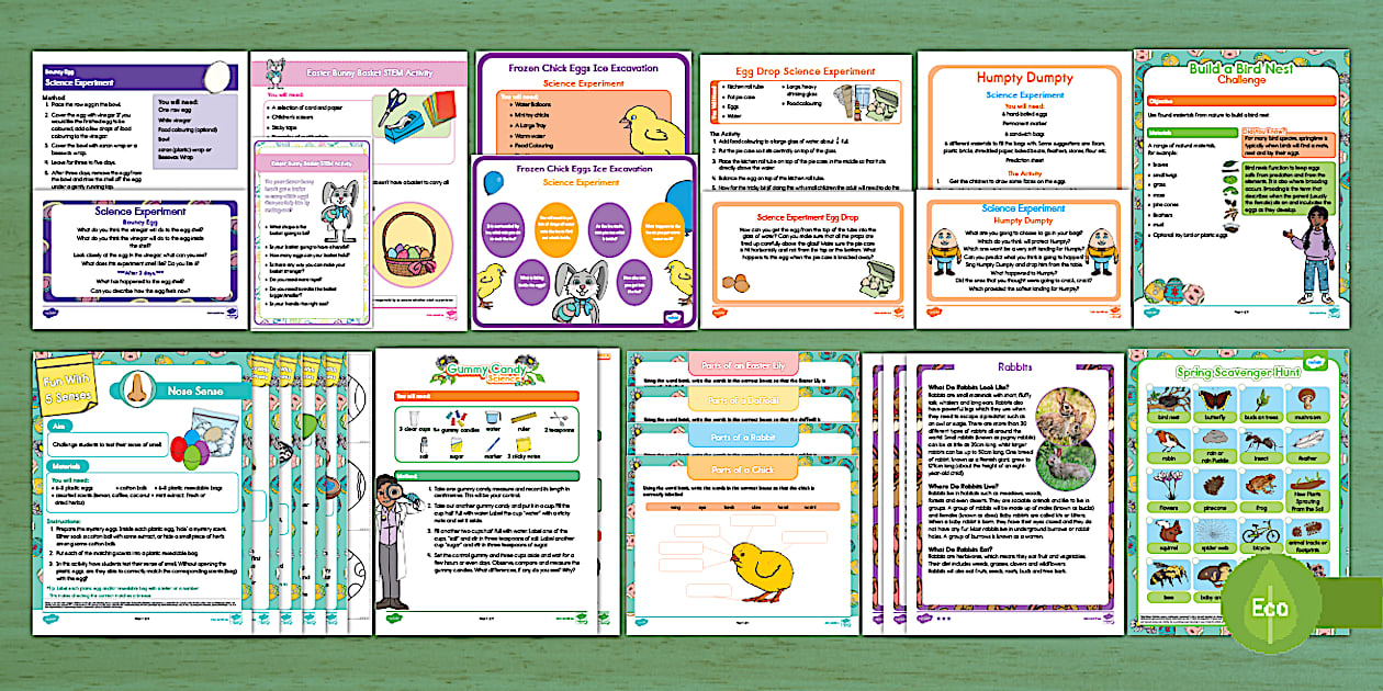 Easter-Themed Primary Science Activity Pack