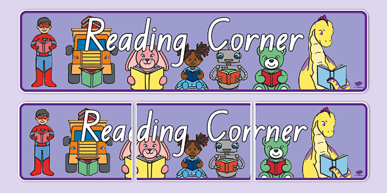 Level 1: Phonics Book Corner Banner (teacher made) - Twinkl