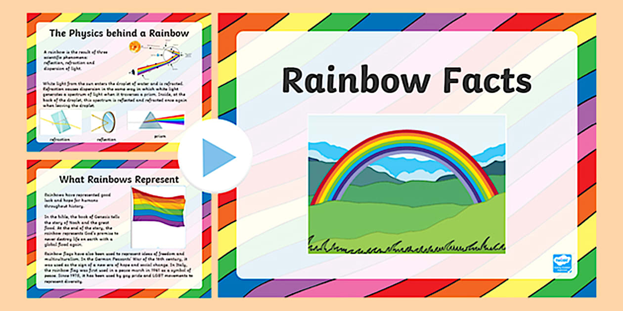 KS2 Rainbow Facts PowerPoint (teacher made) - Twinkl