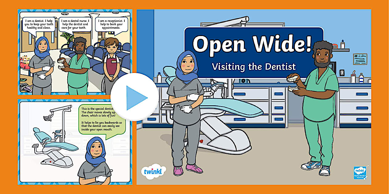 Open-Wide! Visiting the Dentist PowerPoint (teacher made)