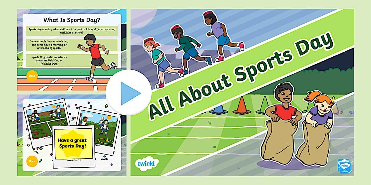 All About Sports Day PowerPoint (teacher made) - Twinkl