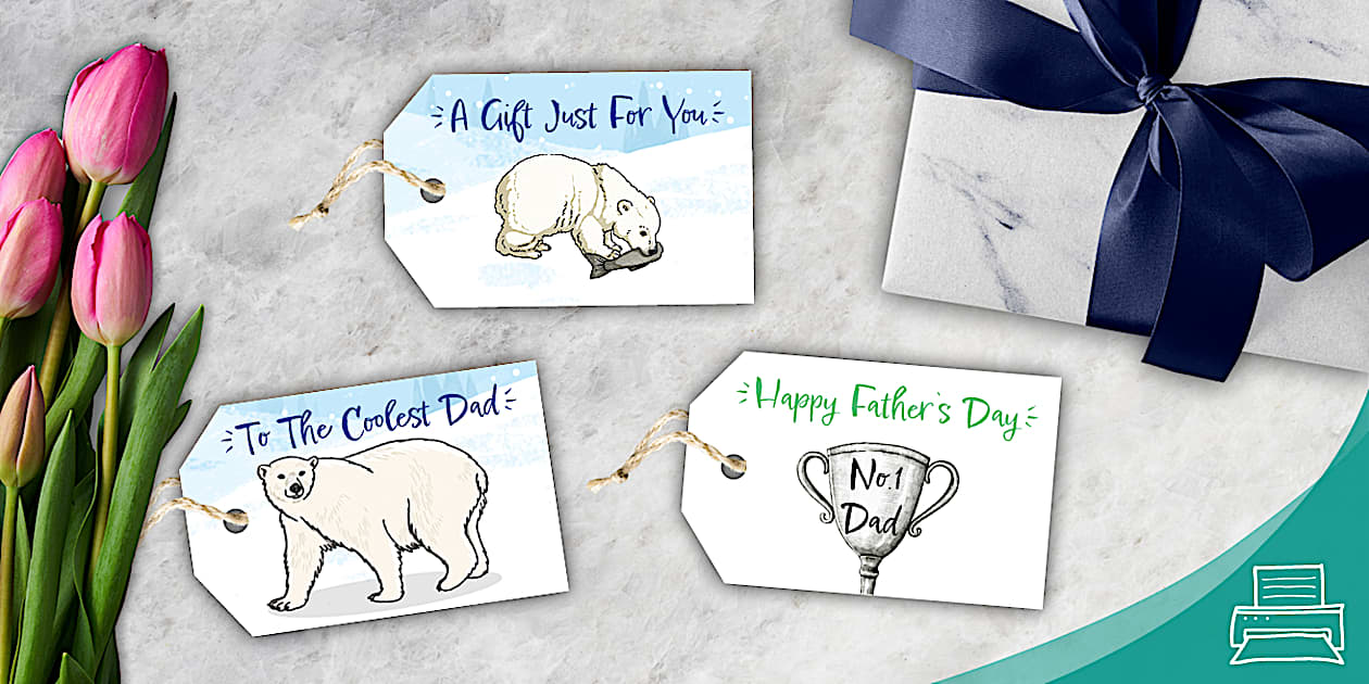 Father's Day Gift Tags (teacher made) - Twinkl