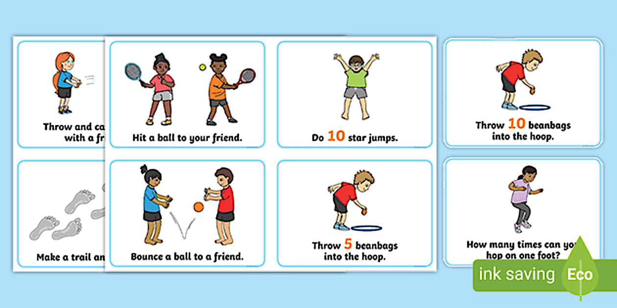 👉 Outdoor Sports for Kids | Activity Idea Cards | Twinkl