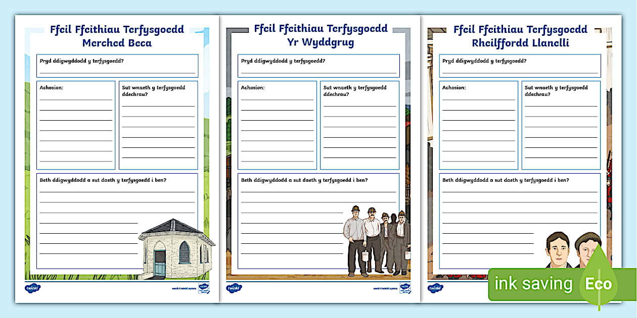 Creu Ffeil Ffeithiau am Derfysgoedd Hanesyddol Cymru