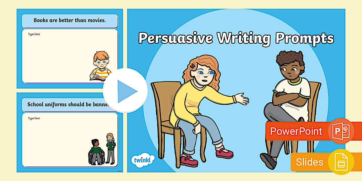 27 Persuasive Writing Prompts for Years 0-4