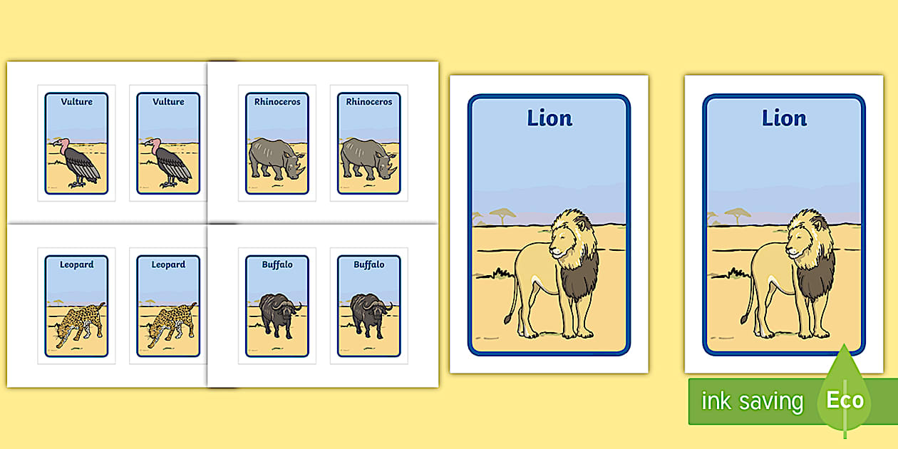 Editable IKEA Tolsby/Fiestad Safari Animal Group Prompt Frame