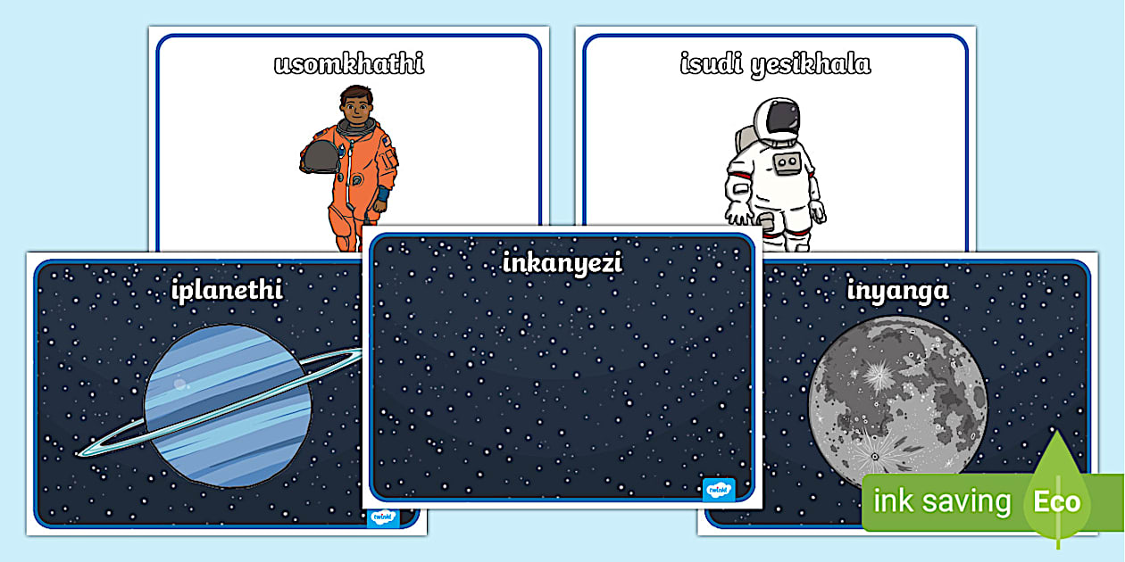 Isikhala amaphosta | isiZulu Space Posters | South Africa