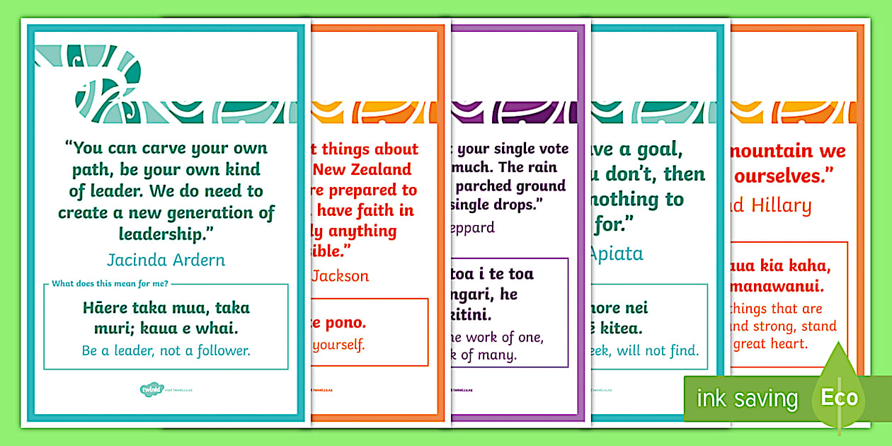 New Zealand Back to School Years 7-8: Inspirational Quote and Proverb ...