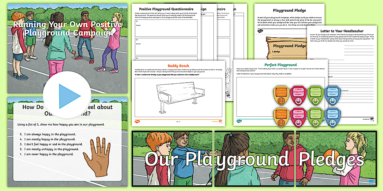 Positive Playground Campaign Resource Pack (teacher made)