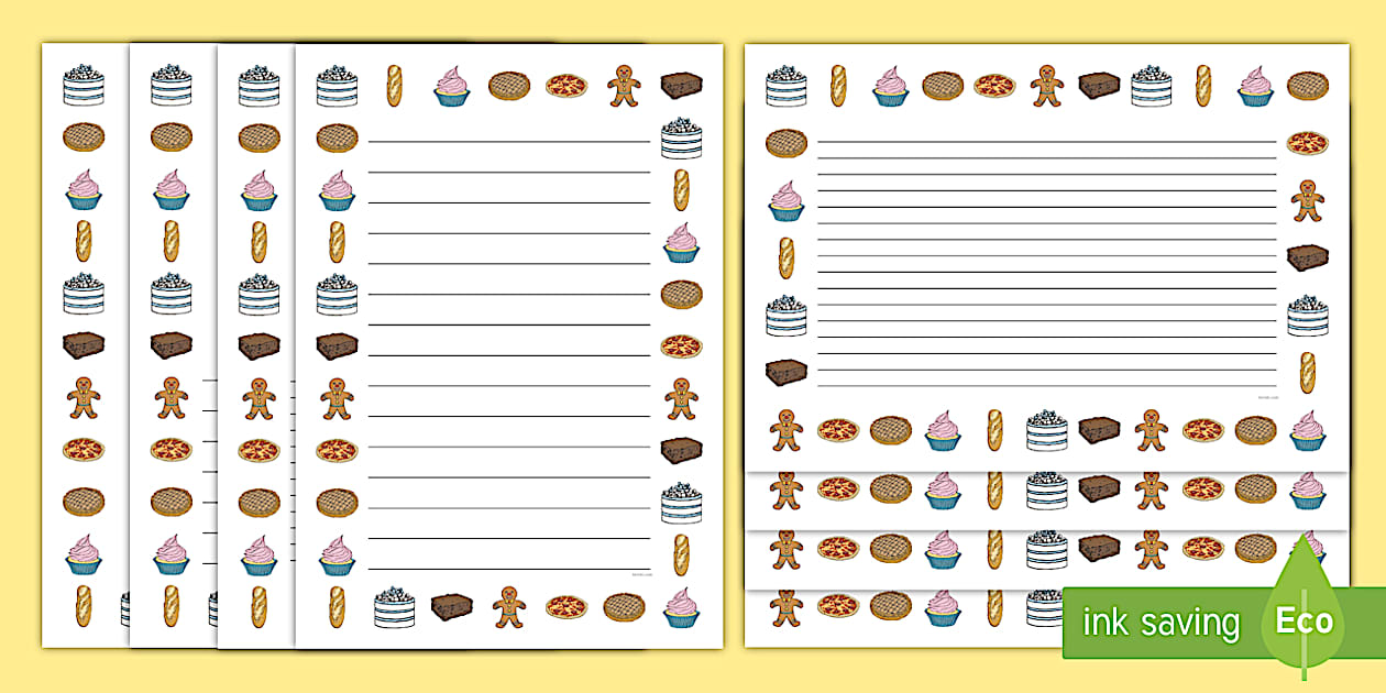 The Bakery Aistear Page Border Pack (teacher made) - Twinkl