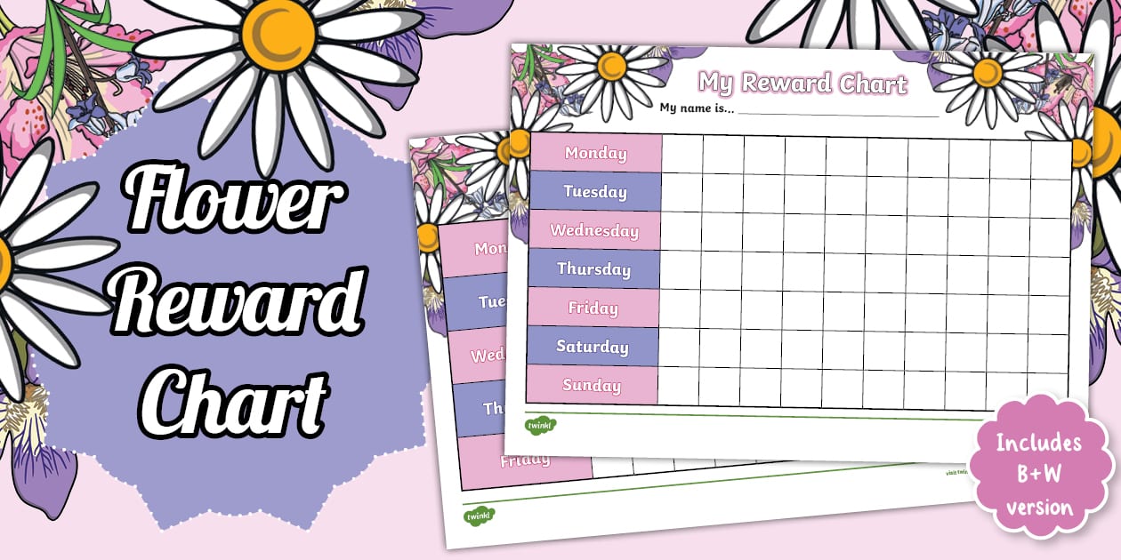 Flower Reward Chat - Twinkl Classroom Management