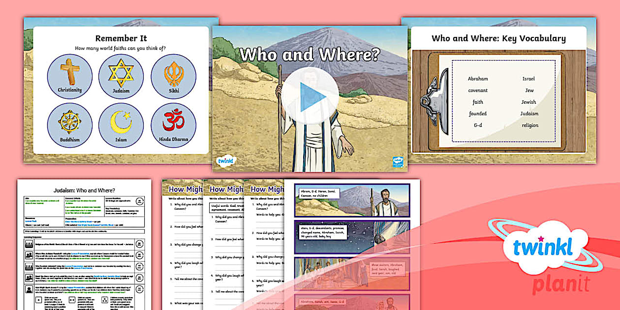 RE: Origins of Judaism: Year 3 Lesson Pack 1 (teacher made)