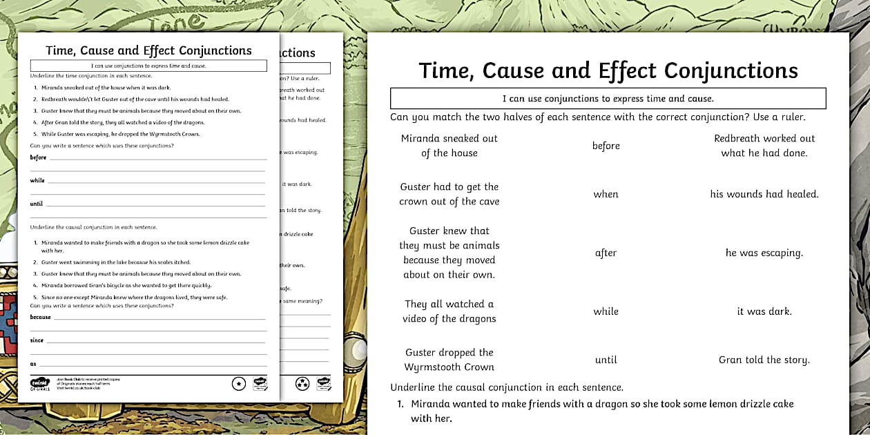 KS2 Adverbials of Time Differentiated Worksheet (KS2 Fantasy Story 'The