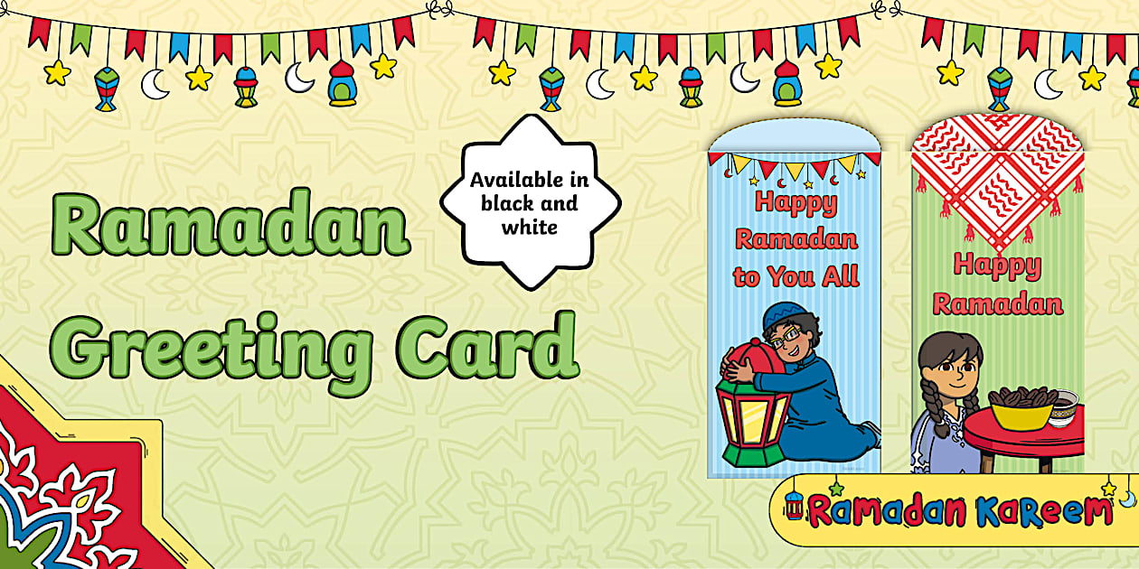 Ramadan Greeting Card Craft