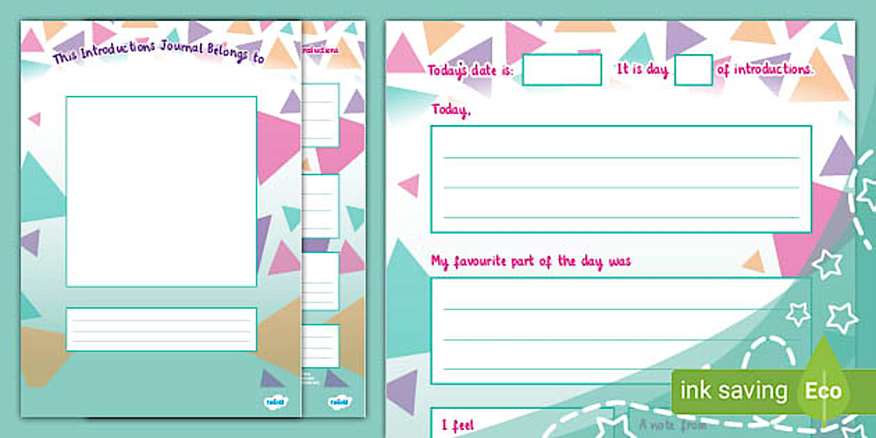 Adoption: Introductions Journal (For Children) - Twinkl