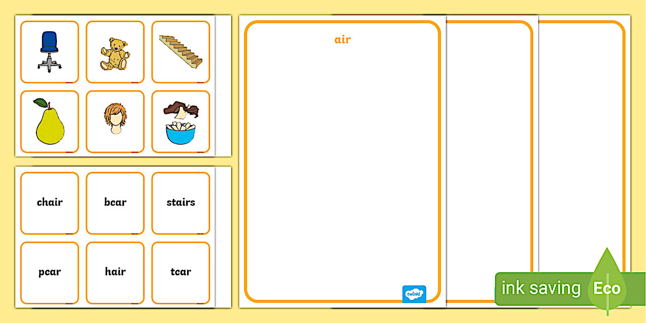 air Sound Family Sorting and Matching Activity Pack - Twinkl