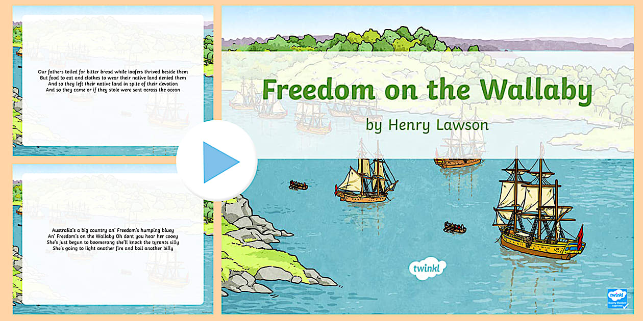 Henry Lawson's Freedom on the Wallaby Poem | Twinkl