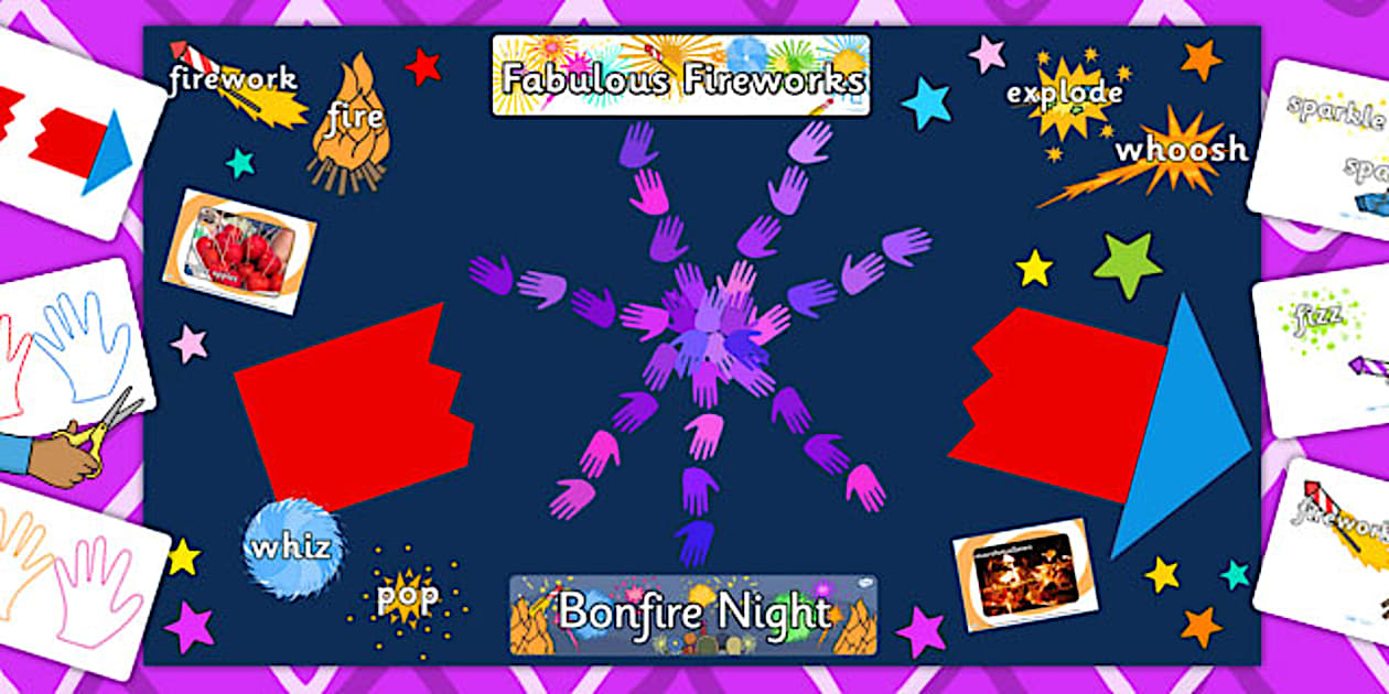 Fireworks Classroom Display (teacher made) - Twinkl