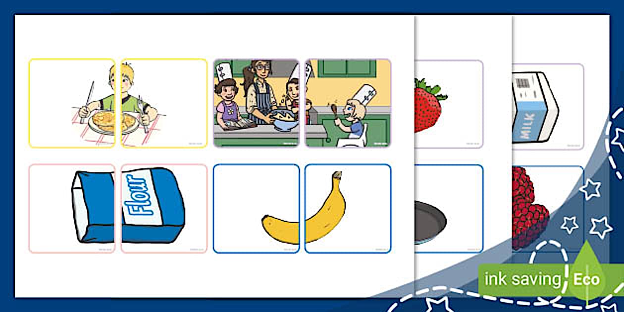 Pancake Day Matching Puzzle Game (teacher made) - Twinkl
