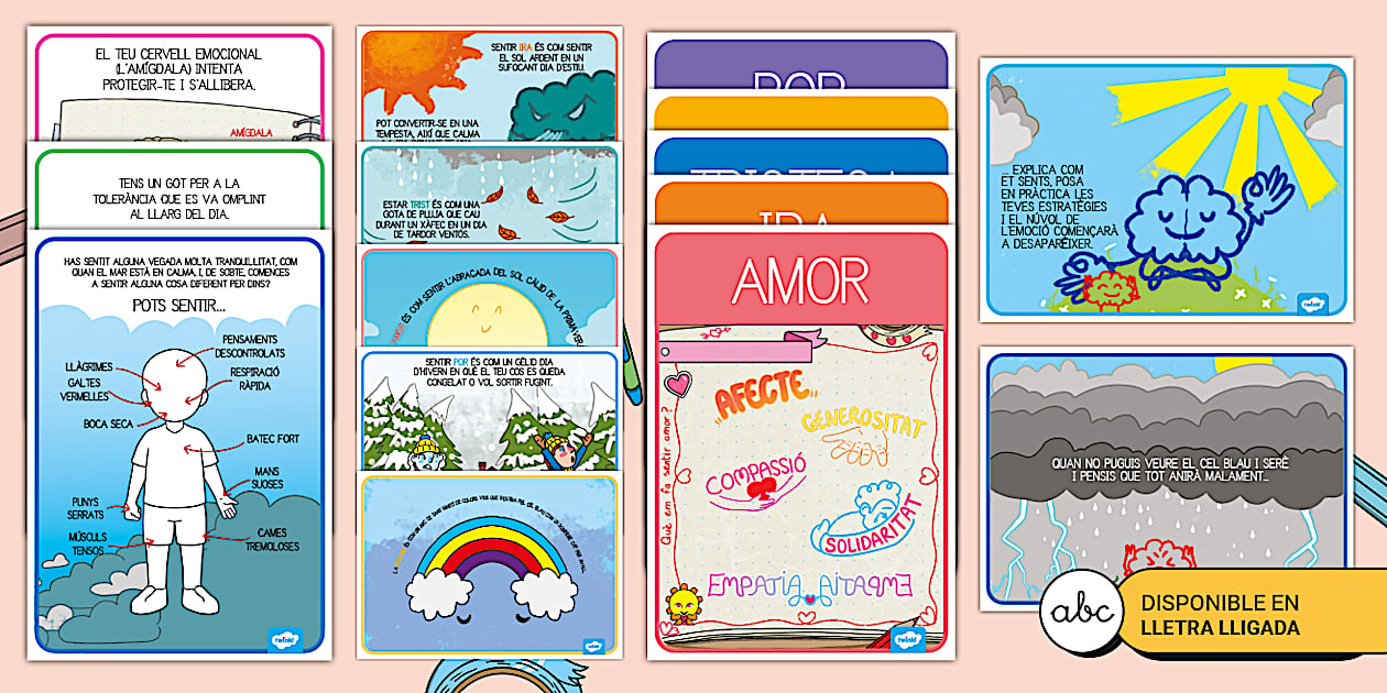 Pòsters: Emocions canviants - Català (teacher made)