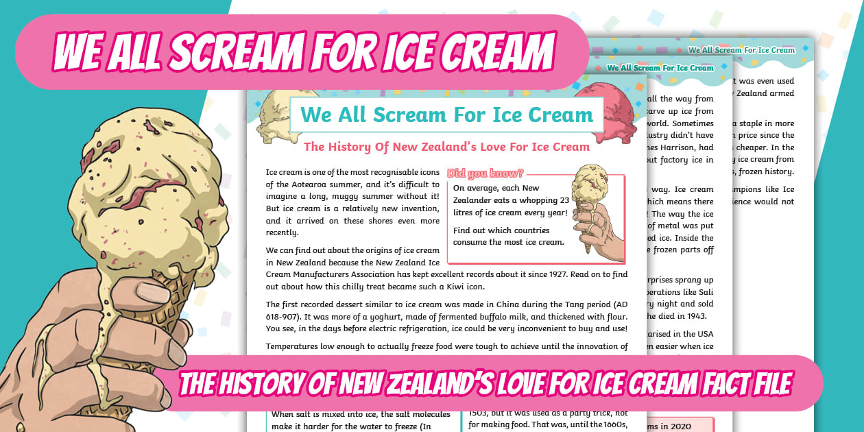 Ice Cream History in New Zealand