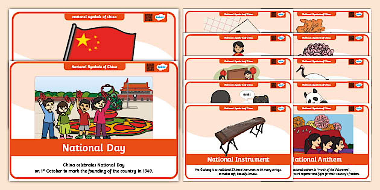 National Symbols of China Display Posters (teacher made)