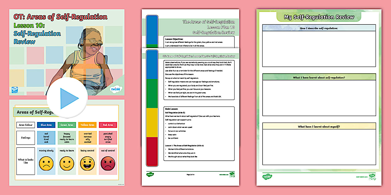 OT: Areas of Self-Regulation Lesson Plans: 10. Self-Regulation Review
