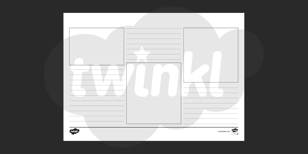 pamphlet template ks2