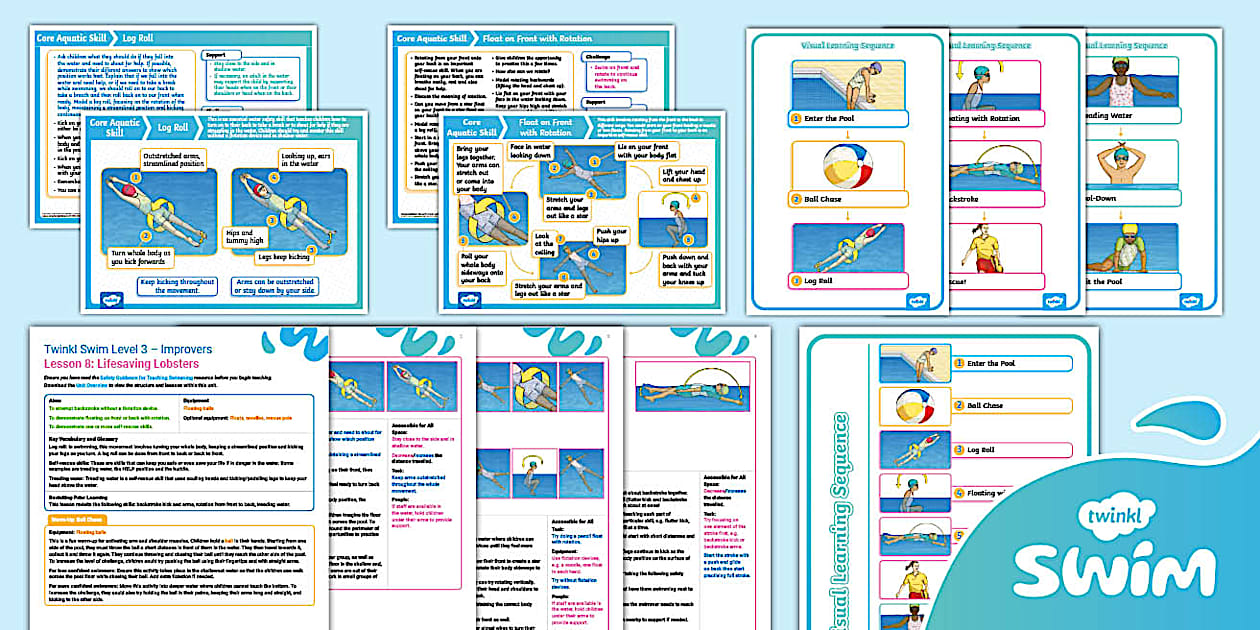 Twinkl Swim - Level 3 (Improvers) Lesson 8