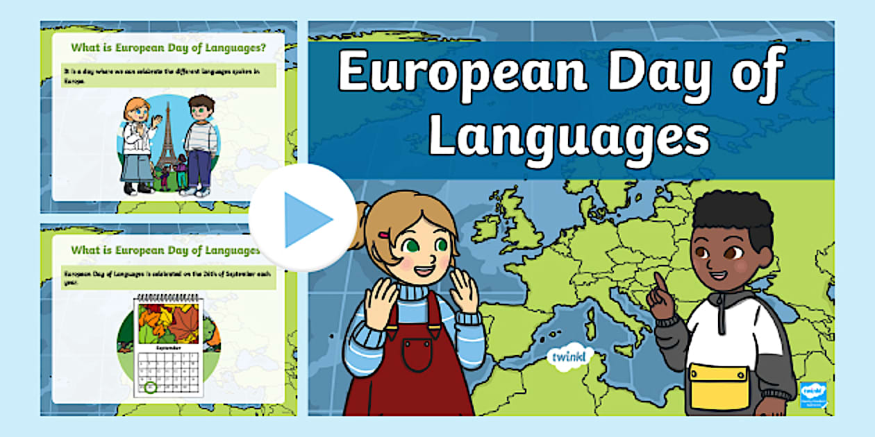 👉 KS1 European Day of Languages PowerPoint - Twinkl